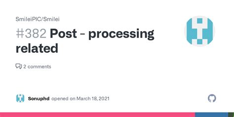 Post Processing Related Issue Smileipic Smilei Github