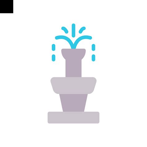 Fountain Water Icon 21823725 Vector Art At Vecteezy