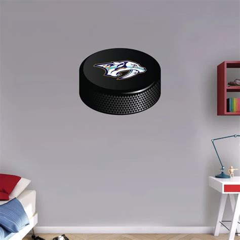 Dopasticker Nashville Predators Hockey Puck Mascot Logo Art Wall Decor