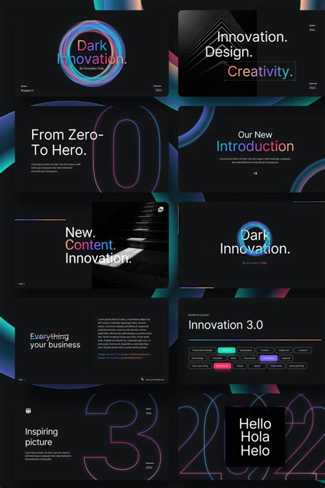 Dark Creative Powerpoint Template