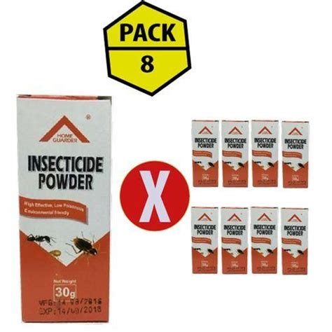 Generic Pack 8 Insecticide Poudre 30 Gr Anti Cafards Et Insectes