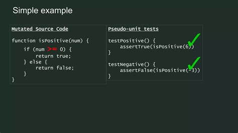 Mutation Testing Testing Your Tests Pptx