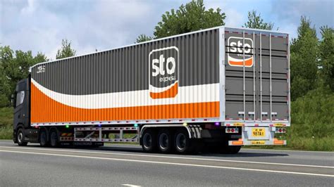 55ft Container Trailer V10 Ets 2 Mods