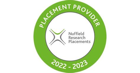 Nuffield Research Placement Provider 2022 2023 Was Issued By Stem
