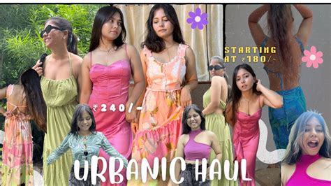 Trendy Urbanic Dress Haul Starting At ₹180 Huge Urbanic Haul