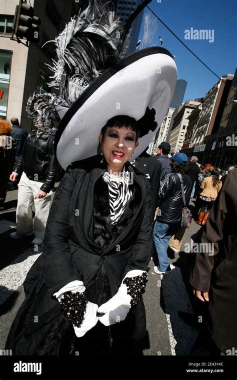 Rosemary Ponzo Poses For Pictures At The Easter Parade On New Yorks