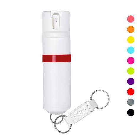 Buy Pom White Pepper Spray Keychain Model Maximum Strength Self