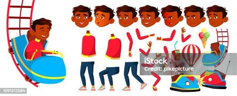 인도 소년 남학생 아이 벡터입니다 놀이 공원 애니메이션 만들기 세트입니다 공부 하 고 레저입니다 드라이브 재미 여름입니다 광고 현수막 인쇄 디자인입니다 감정 제스처를 얼굴