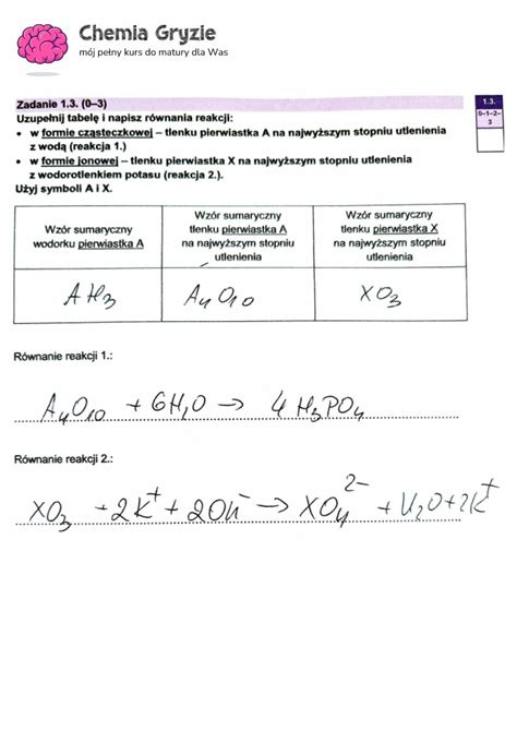Arkusz Maturalny Z Chemii Z Odpowiedziami 2024 Strona 5 Strefa Edukacji
