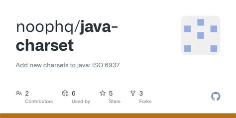 Github Noophq Java Charset Add New Charsets To Java Iso