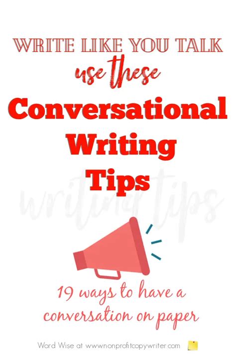 19 Practical Conversational Writing Tips