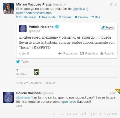 Policía Nacional Cuánto Hipster