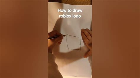 How To Draw Roblox Logo Robloxshorts Youtube