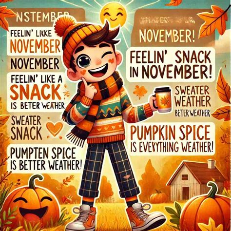 80 Best November Instagram Captions That Are Funny Clever And Perfect