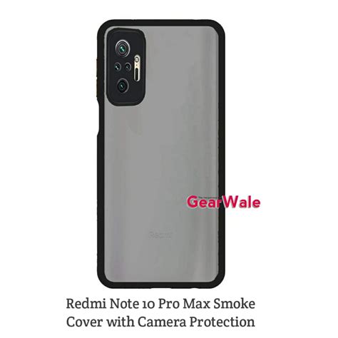 Redmi Note Pro Max Smoke Cover With Camera Protection