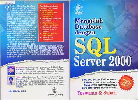 Pdf Mengolah Database Dengan Sql Server 2000