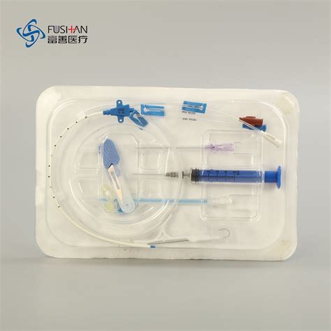 Fushan Medical Central Venous Placement Catheter Cvc Kit Sizes Single