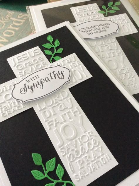 Darice Cross With Script Embossing Folder