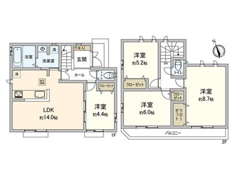 国立市泉3丁目 H号棟の物件情報（f257gaf4）｜三井のリハウス
