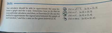 Solved Your Calculator Should Be Able To Approximate The Chegg
