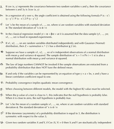 Solved 13 If Cov X Y Represents The Covariance Between