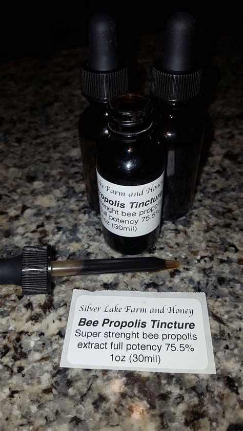 Bee Propolis Tincture Super Strength Full Potency