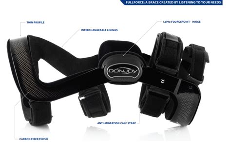 Buy Donjoy Fullforce Knee Support Brace Short Calf Length Acl