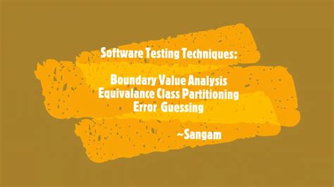 Boundary Value Analysis In Software Testing In Hindi At Lucy Doak Blog