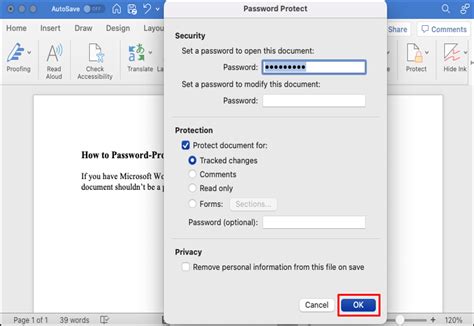 How To Password Protect A Word Document