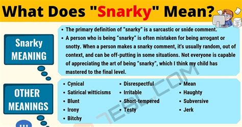 Snarky Meaning What Does Snarky Mean Texting Conversations • 7esl