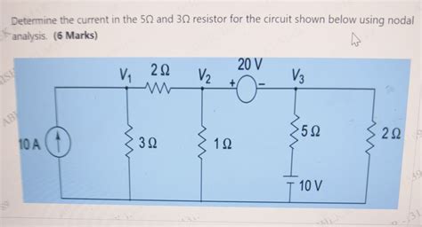Solved Determine The Current In The And Resistor For Chegg
