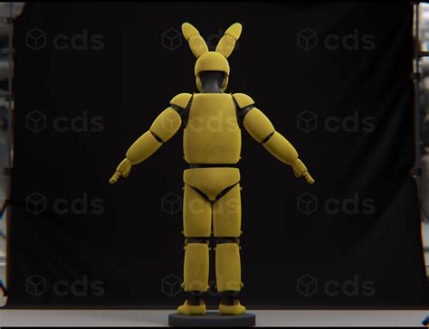 Fnaf Spring Bonnie Full Body Wearable With Helmet Printable Stl Files