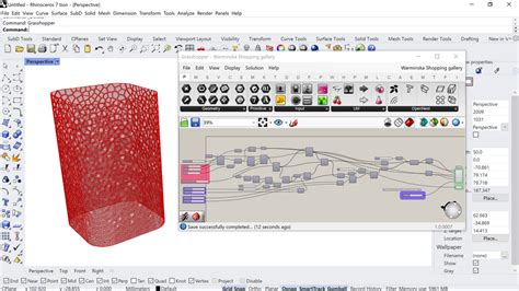 grasshopper script and rhino3d warmińska shopping gallery