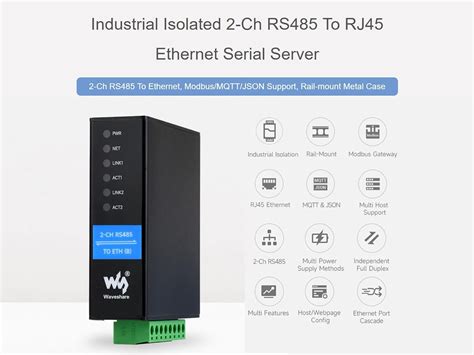 2 Ch Rs485 To Ethernet Converter Industrial Isolated Philippines Ubuy