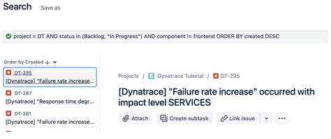 Tutorial Zu Jira Vorgängen Aus Dynatrace Atlassian