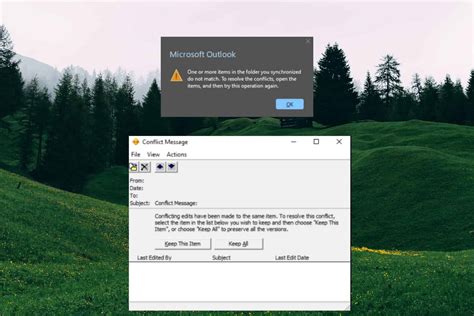 How To Fix Outlook Conflict Message Issues 7 Easy Methods