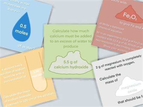 Mole Starter Activities GCSE Teaching Resources