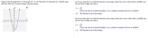 solved suppose that the graph below is the graph of f x