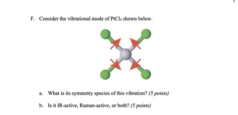 Solved 1 Consider The Molecule Ptcl4 50 Points A What Is