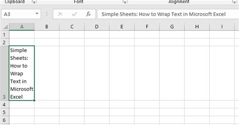 Beginners Guide How To Wrap Text In Excel