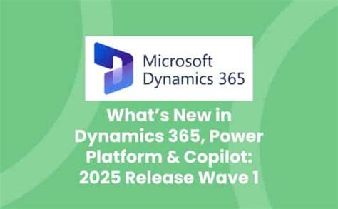 Whats New In Dynamics 365 And Copilot 2025 Wave 1 Avrion