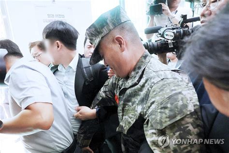 구인영장 집행된 박정훈 전 해병대 수사단장 연합뉴스