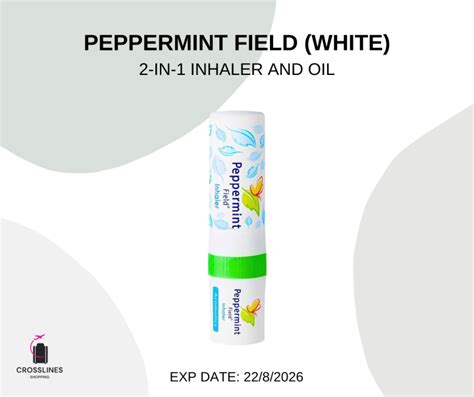 PEPPERMINT FIELD WHITE INHALER- Original from Thailand | Lazada PH