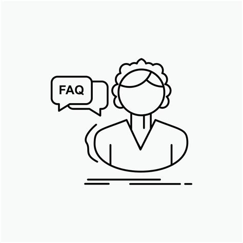 Faq Assistance Call Consultation Help Line Icon Vector Isolated Illustration 13047064