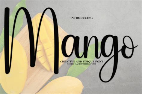Mango Font Digital Font Download