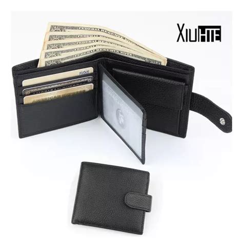 Carteras Caballero Piel Genuina Monedero Para Hombre Rfid MercadoLibre