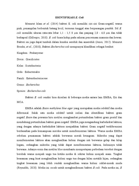 E Coli Pdf