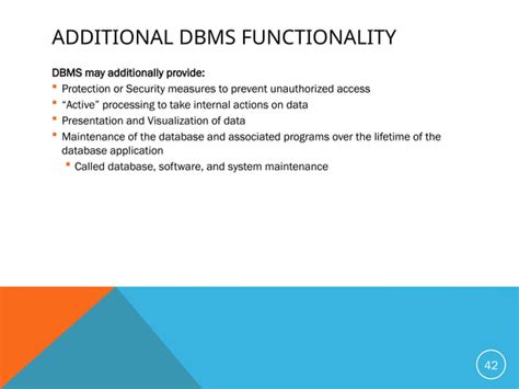 Databasemanagementsystems Overview And Introduction Ppt