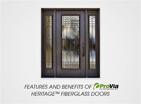 Provia® Fiberglass Doors Features Dreamstyle Remodeling