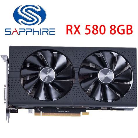 Placa Gráfica Rx 580 8gb Vídeo De Computador Gddr5 256bit Pci Express 3